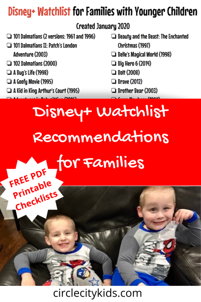 Disney Plus Watchlist Recommendations for Families - Circle City ...